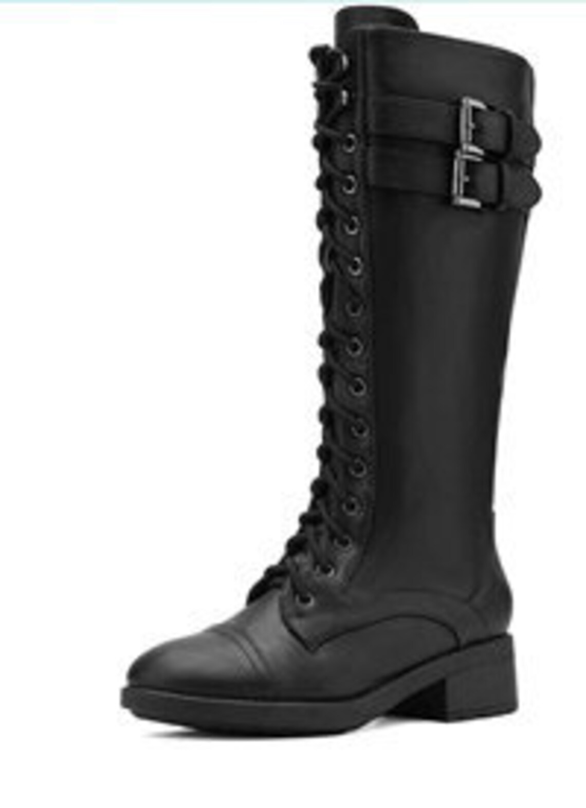 Boots Woman, Knee High Boots, Lace up Boots, Leather Boots, Black Boots ...