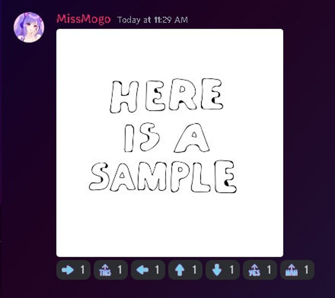 Discord Reactions and Emotes Color: Berry Sangria - Etsy