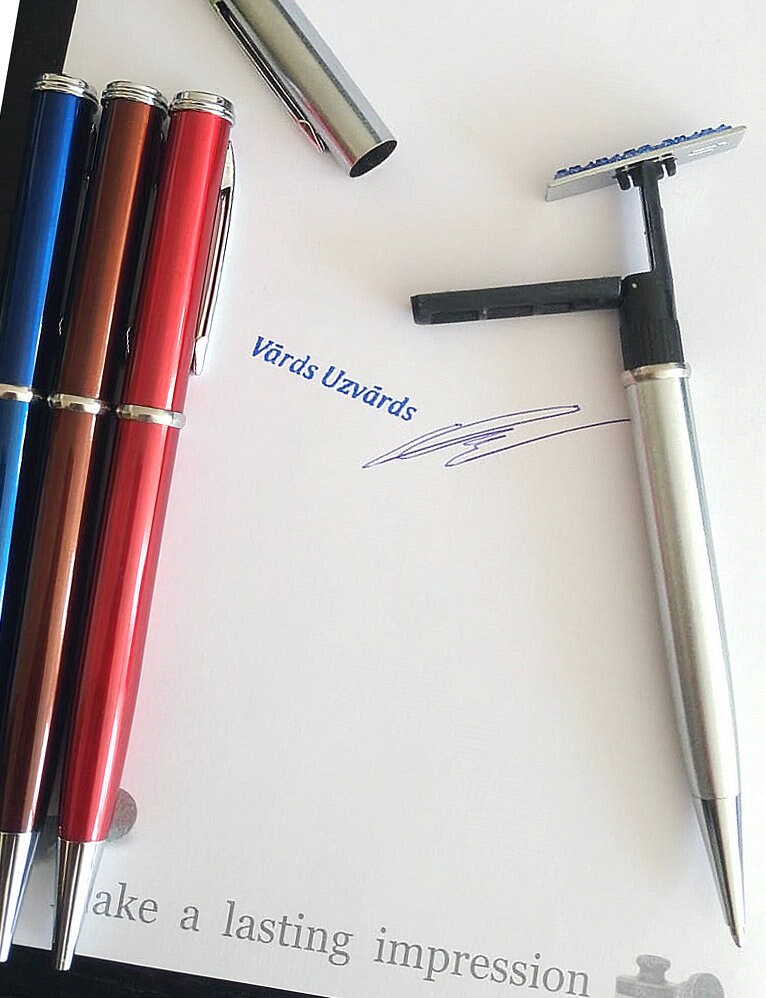 Pen Stamp. Free Shipping. Writer Stamp. Customized Pen Stamper. Name ...