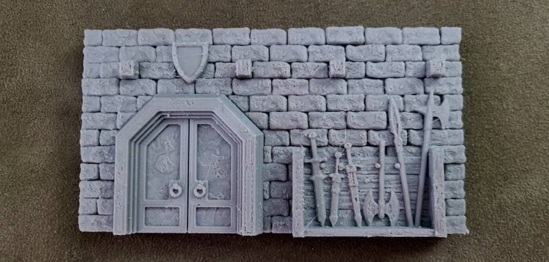 Miniature Building Facade - Weaponsmith RPG | 28mm Tabletop Wargaming ...