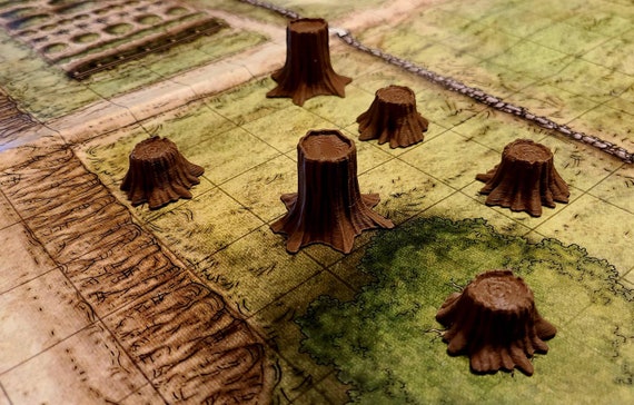 Miniature Gaming Tree Stumps - Etsy