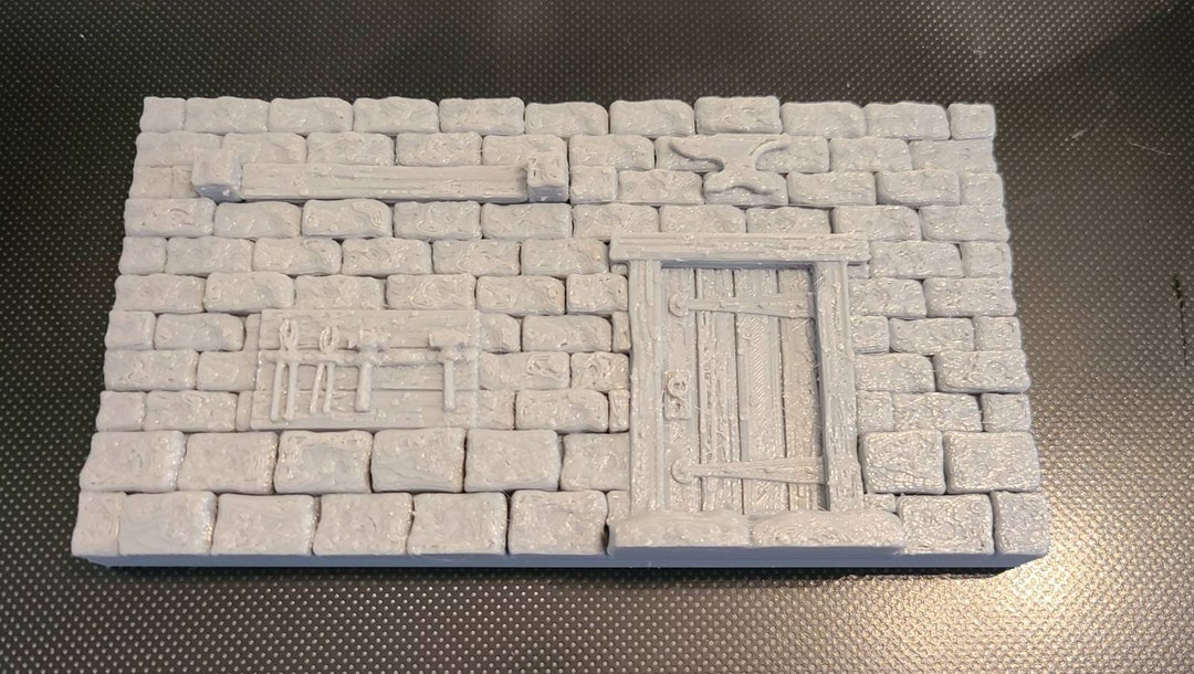 Miniature Building Facade - Blacksmith RPG | 28mm Tabletop Wargaming ...