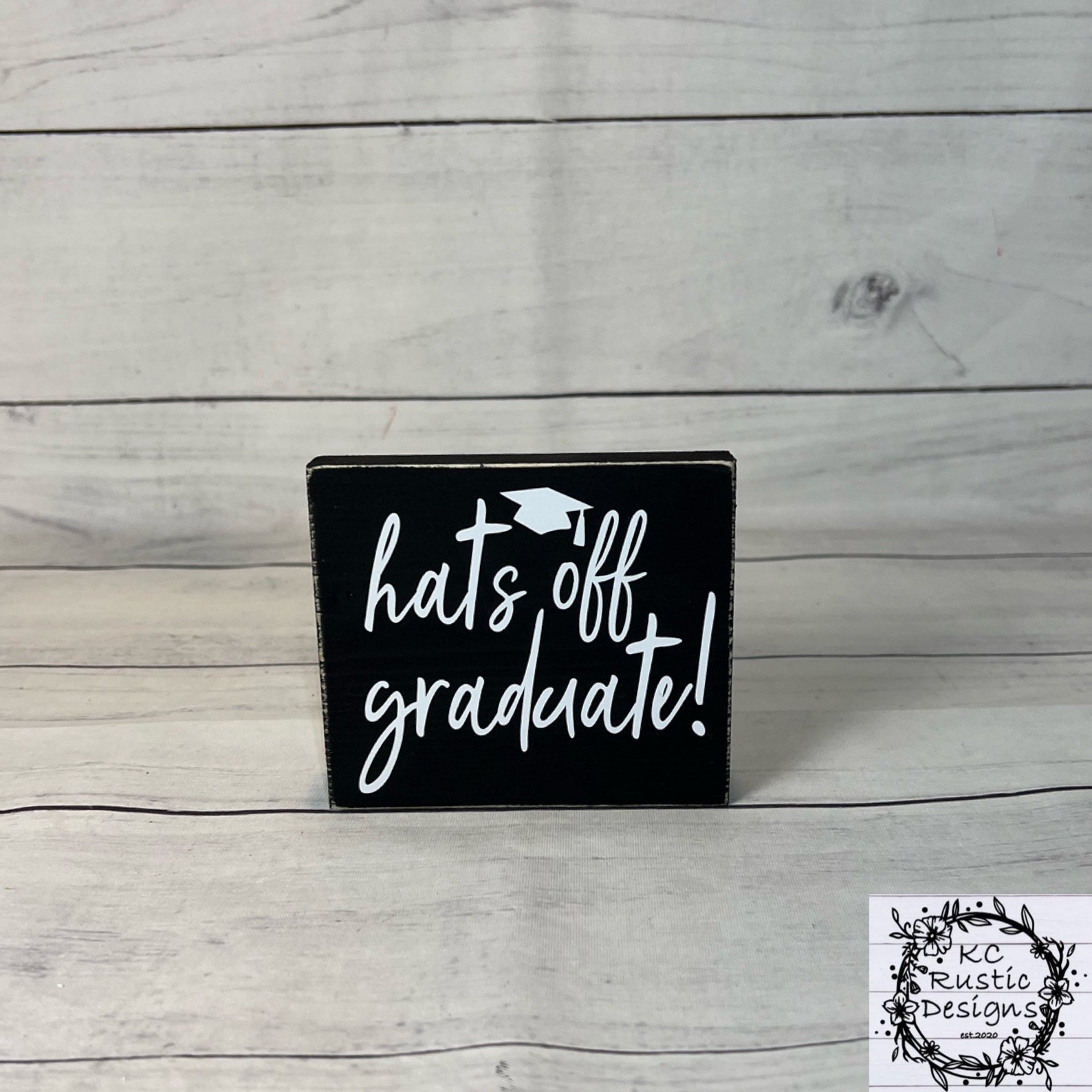 Graduation Wood Signs/graduation Decor/wood Sign/tiered Tray Decor ...