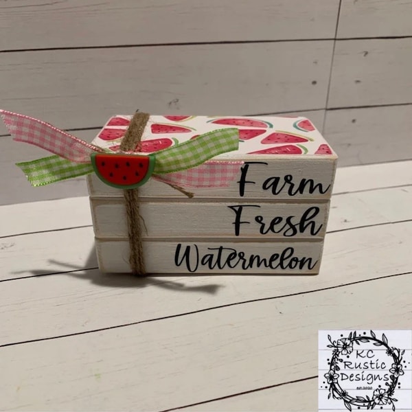 Watermelon Tiered Tray Decor - Etsy