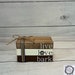 Dog Themed Mini Wood Book Stack/live Live Bark/ Tier Tray Decor/ Home ...