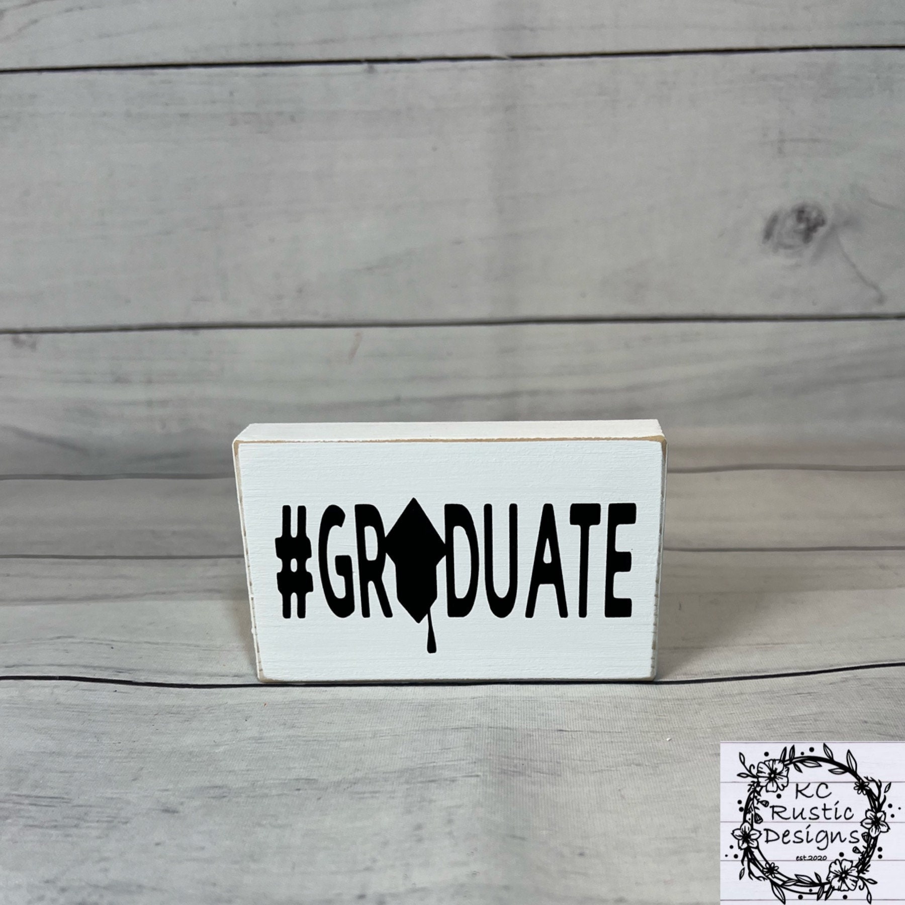 Graduation Wood Signs/graduation Decor/wood Sign/tiered Tray Decor ...