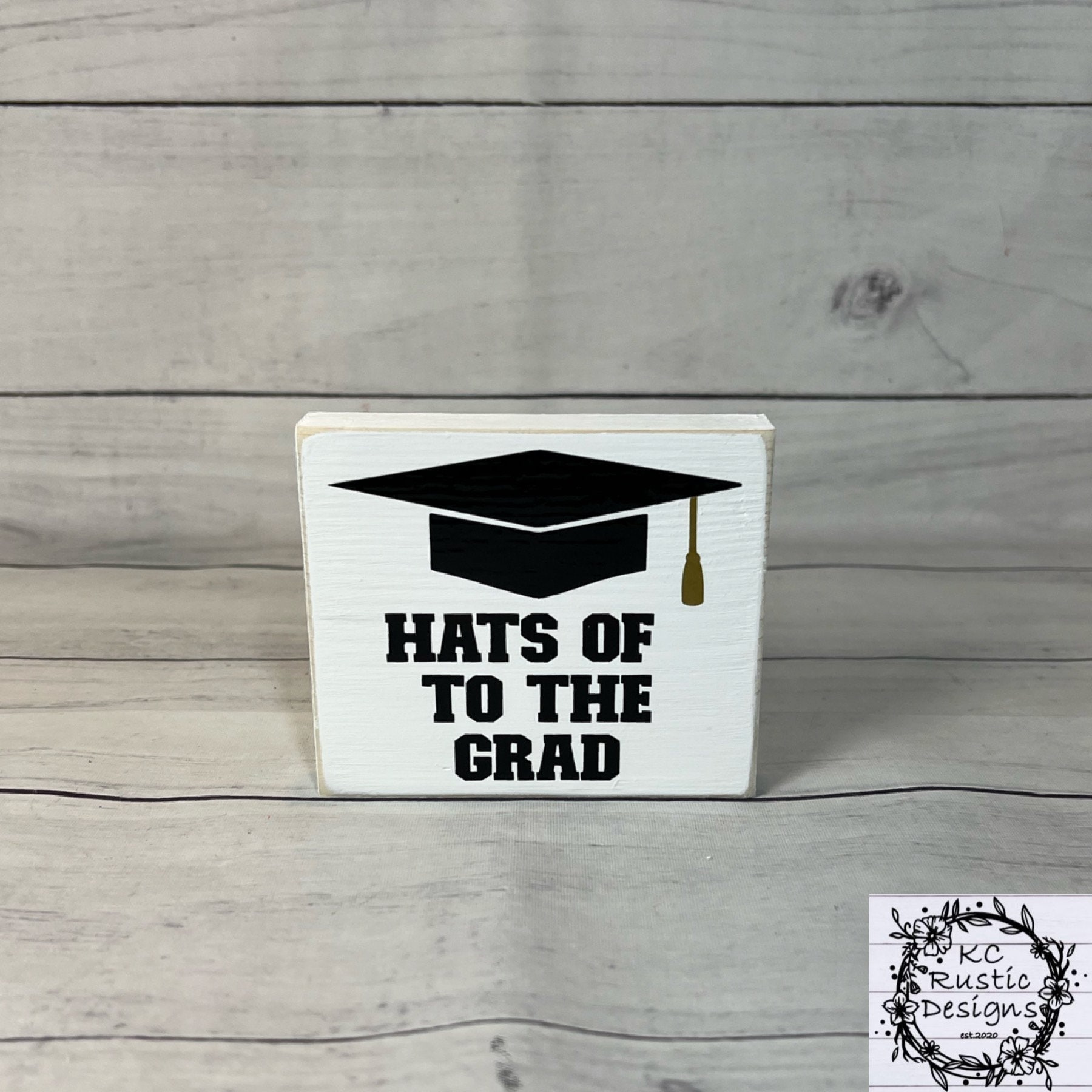 Graduation Wood Signs/graduation Decor/wood Sign/tiered Tray Decor ...