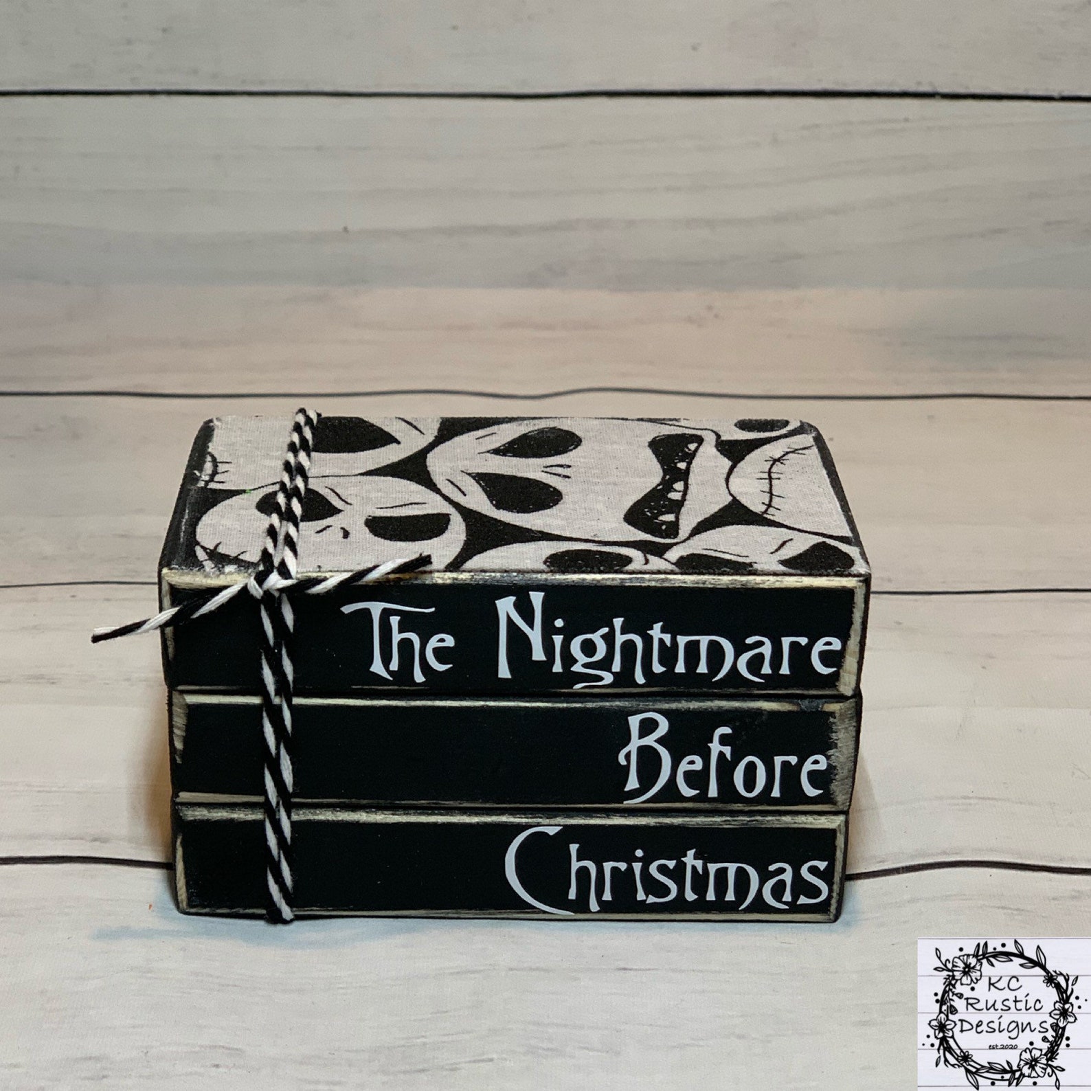 Halloween Mini Book Stack/ Book Bundle/ Wood Books/ Halloween - Etsy