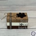 Dog Themed Mini Wood Book Stack/live Live Bark/ Tier Tray Decor/ Home ...