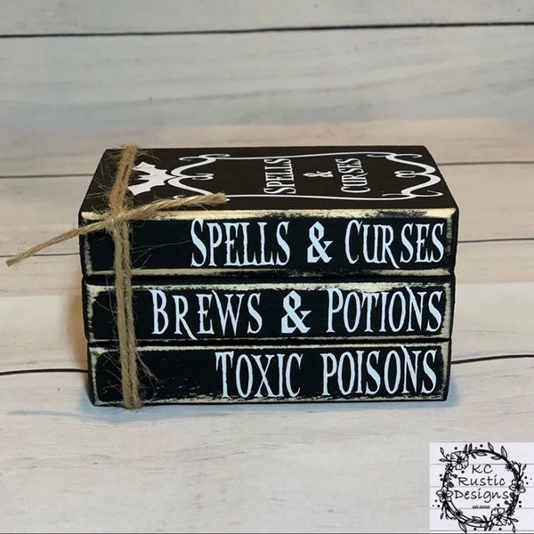 Halloween Spell Book - Etsy