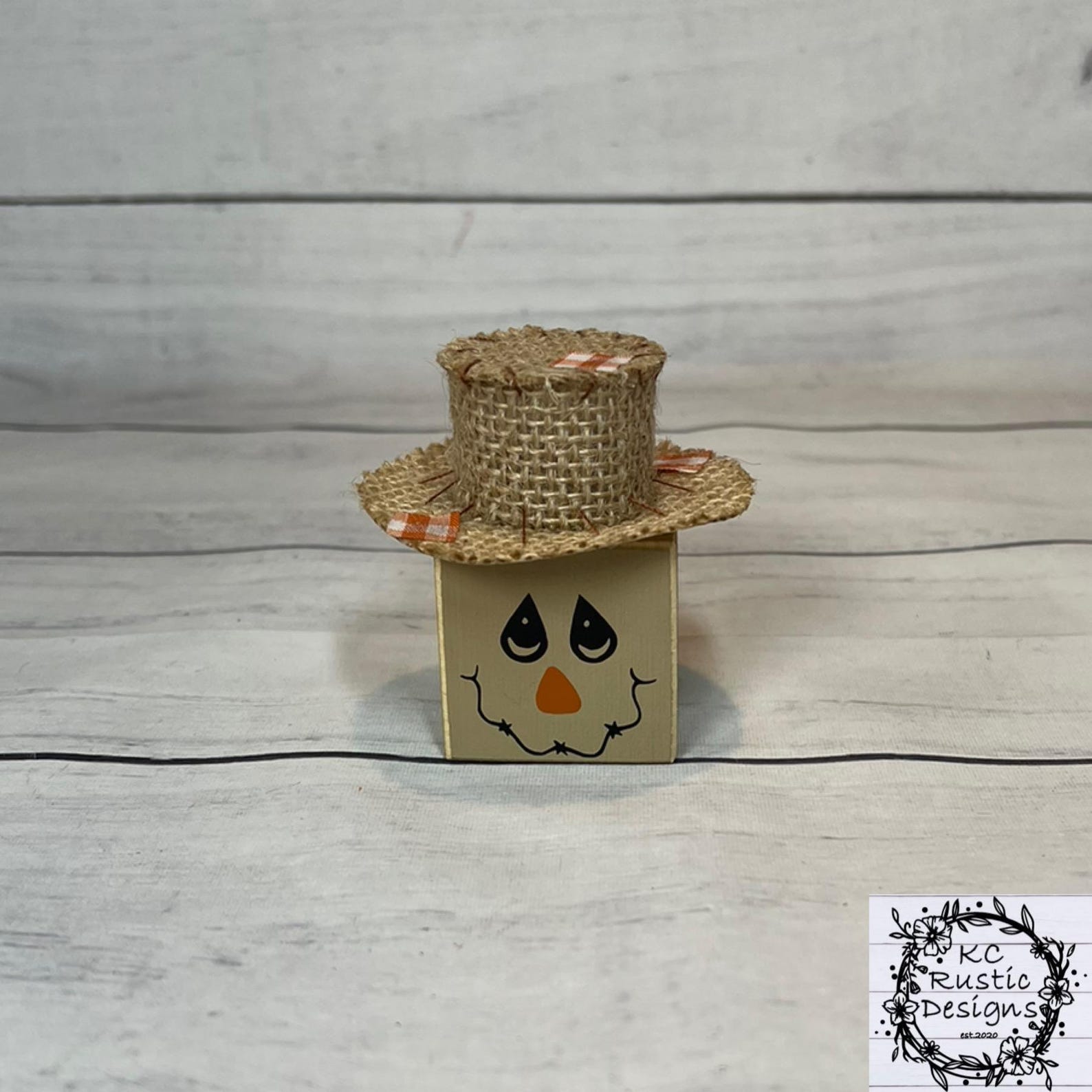 Scarecrow Wood Blocks/fall Tier Tray/fall Decor/halloween Decor/tier ...