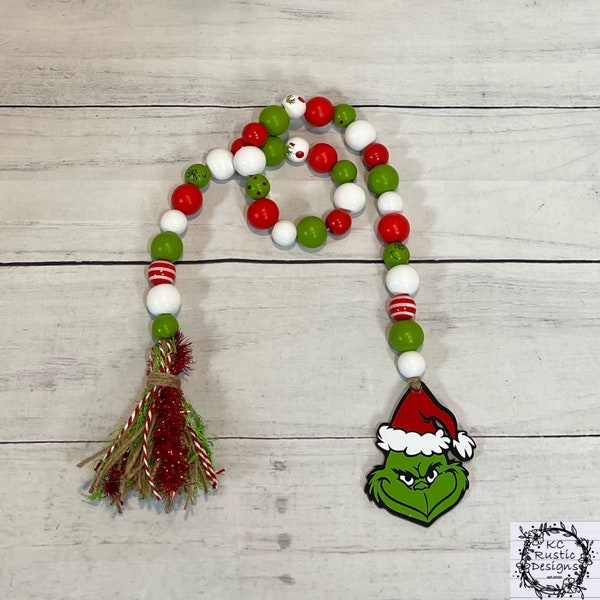 Grinch Garland - Etsy