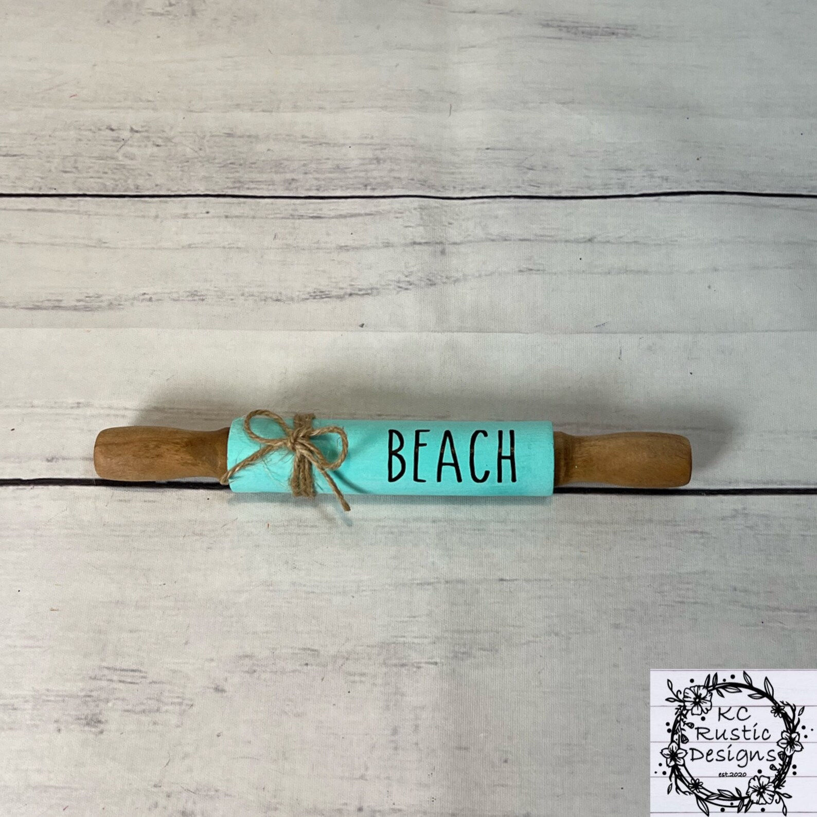 Beach Themed Mini Wood Rolling Pins/ Tiered Tray Decor/beach Decor ...