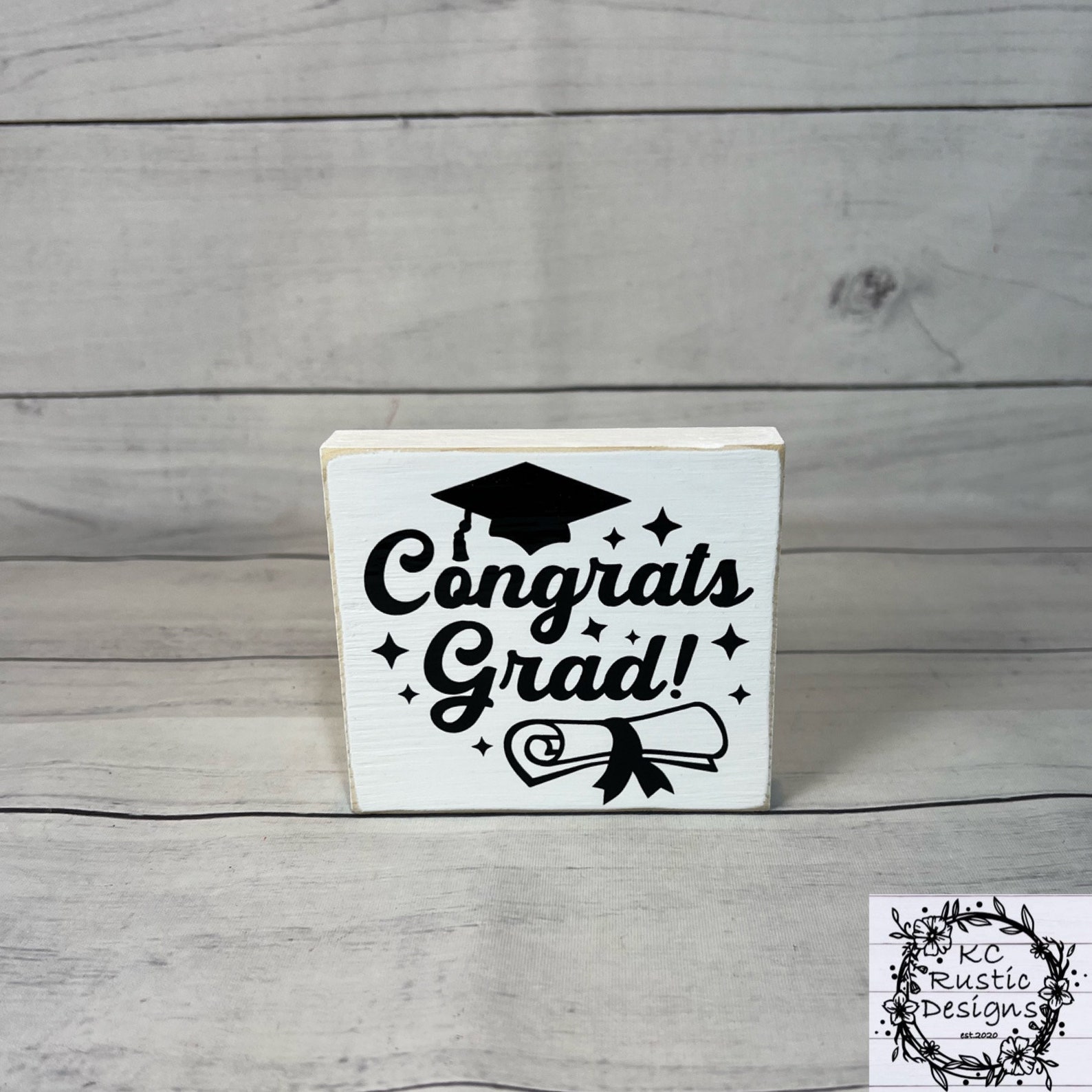 Graduation Wood Signs/graduation Decor/wood Sign/tiered Tray Decor ...