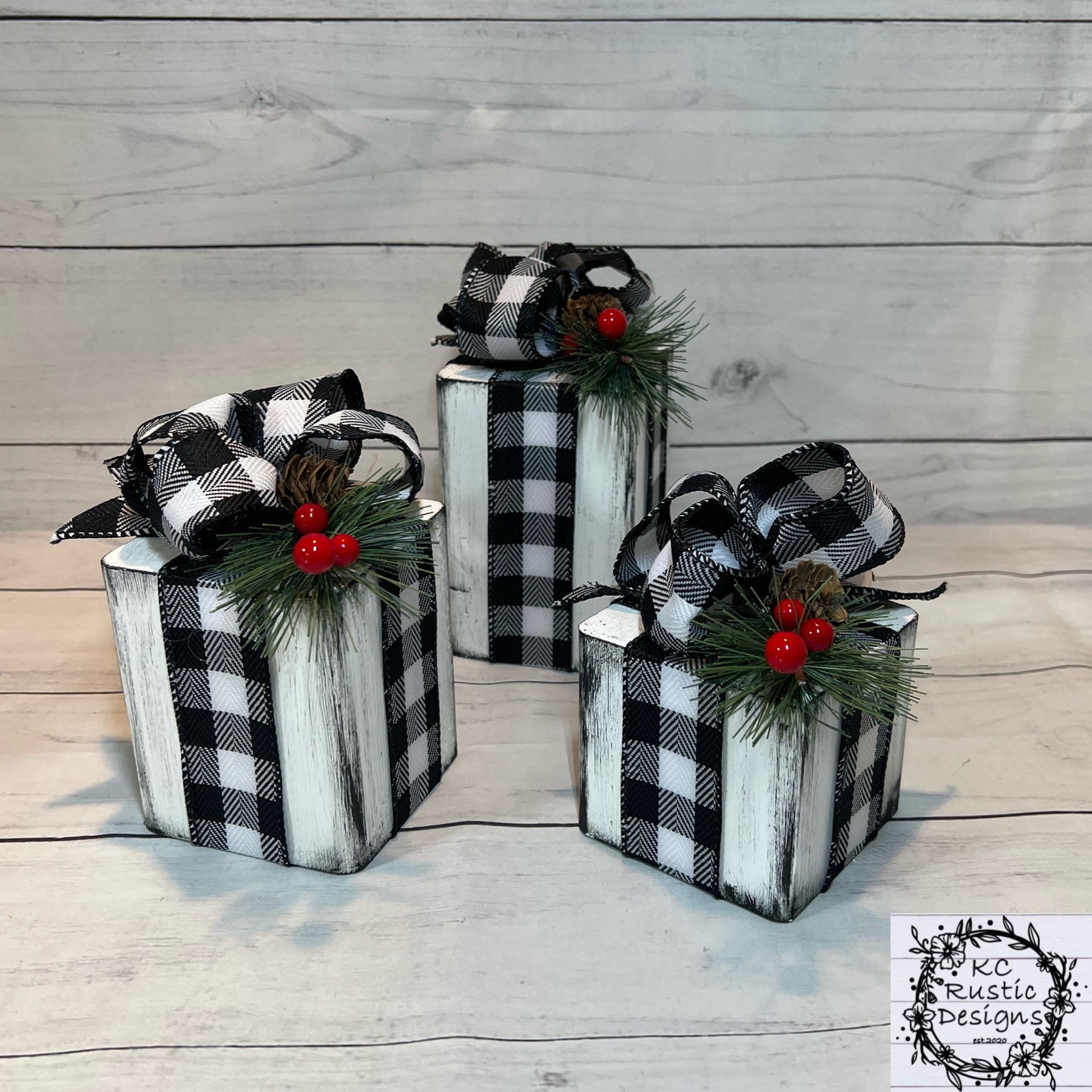 Wooden Christmas Presents/christmas Decorations/christmas Presents ...