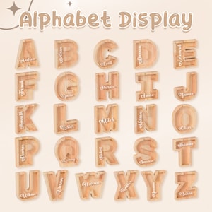 Personalized Wooden Letter Piggy Bank, Wooden Piggy Bank for Boys or ...