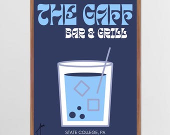 Penn State University Bars | Lion's Den | Digital Prints - Etsy