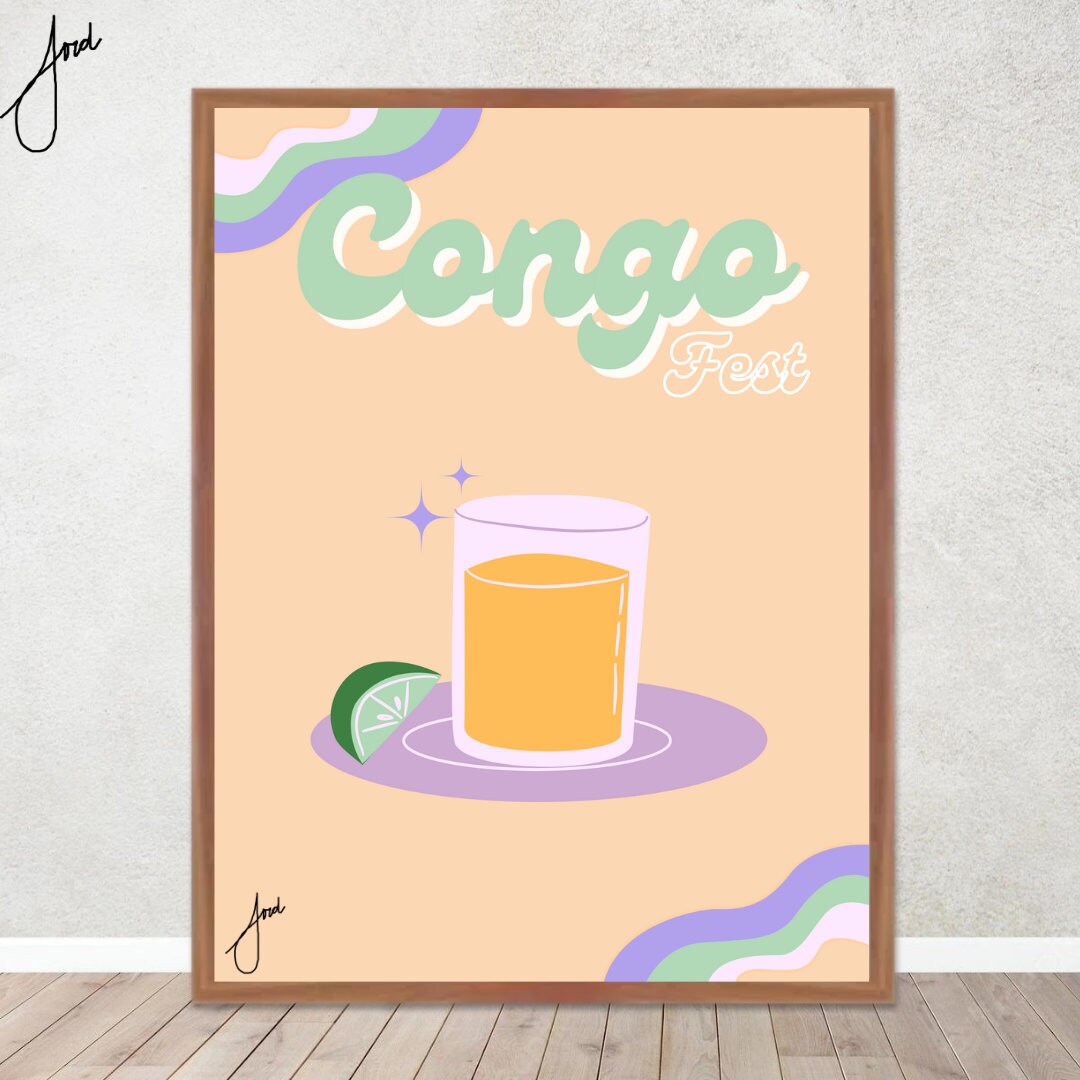 Fest of Athens, Ohio - Congo Fest Print - Etsy