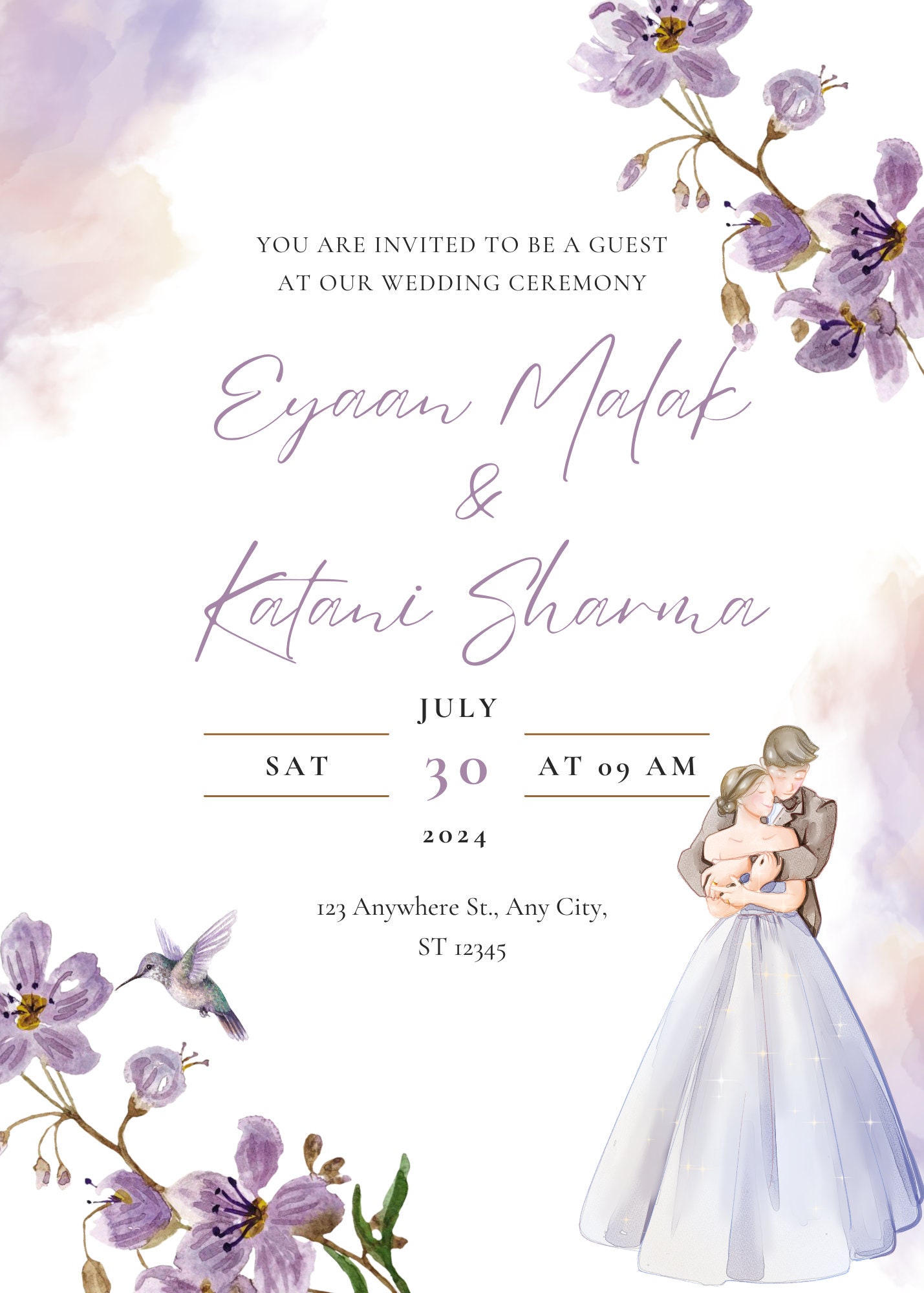 Editable Wedding Invitation Template wedding Invitation Invitation ...