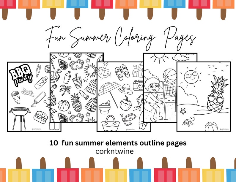 Summer Coloring Pages | Summer School | Fun Summer Coloring Pages ...
