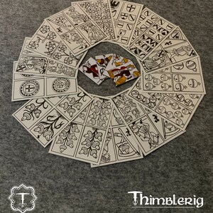 Colour in Medieval Cards (colour, Cut and Play) - Etsy