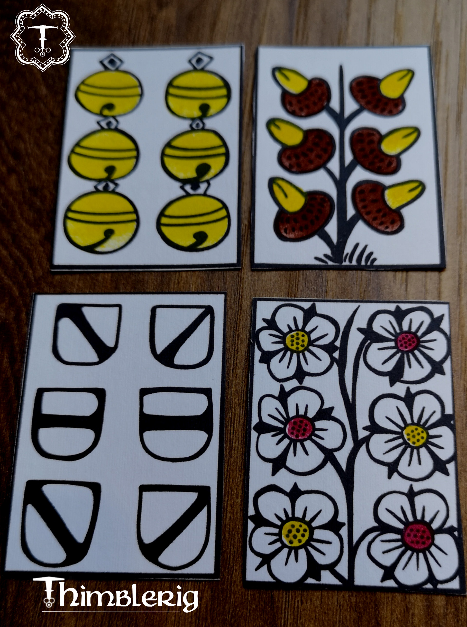 Basel Playing Cards Hand Coloured (historic Reproduction) - Etsy