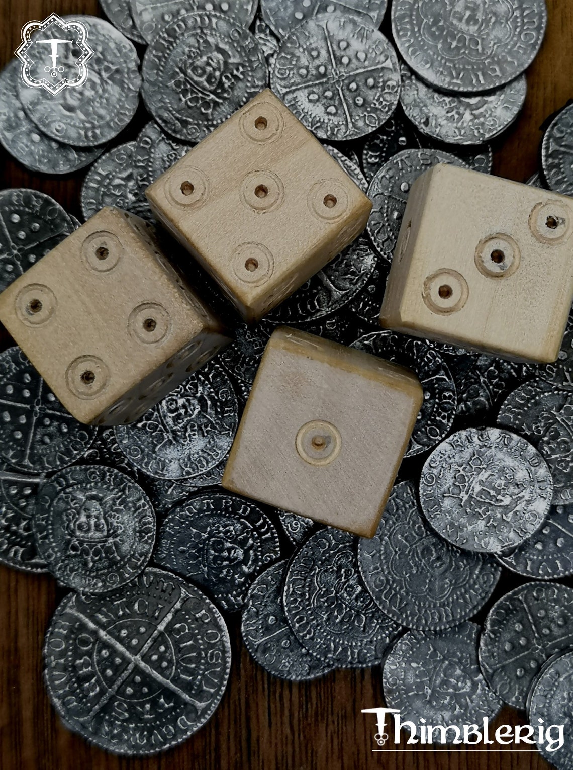 Medieval Dice With Cheat Dice - Etsy