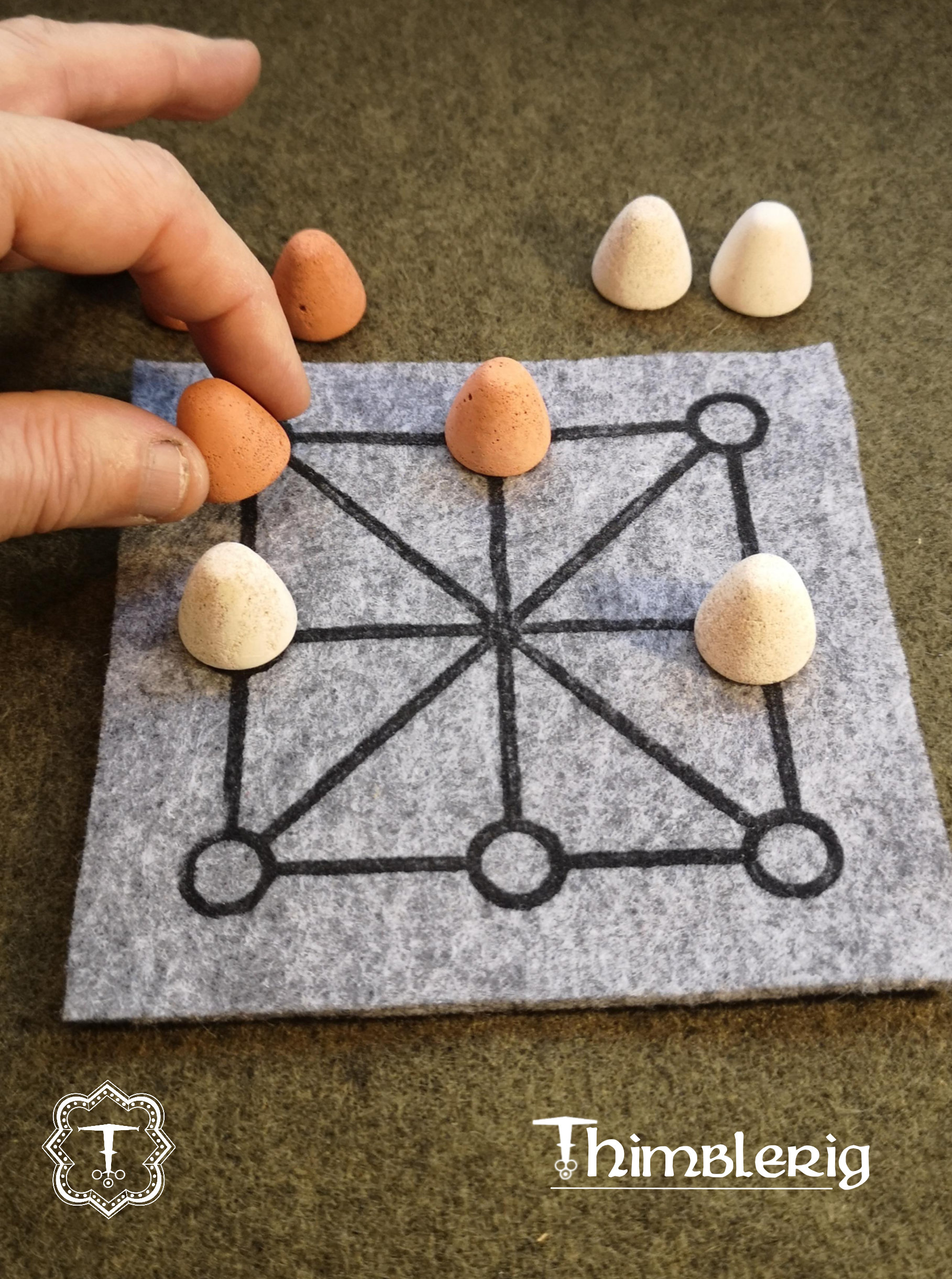 Three, Six and Nine Mens Morris Game Bundle traditional - Etsy