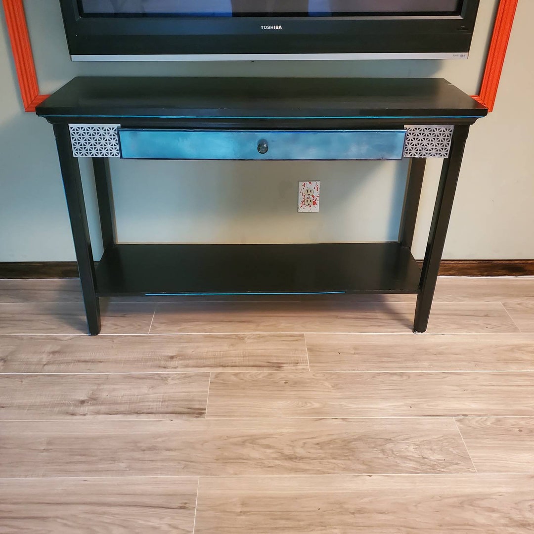 Wood Console Table W/shelf for Storage Couch Sofa Table Modern Living ...