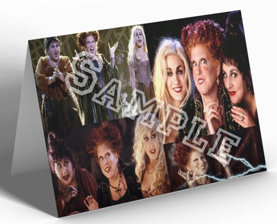 Hocus Pocus 90's Movie Exclusive Greetings Cards Birthday - Etsy
