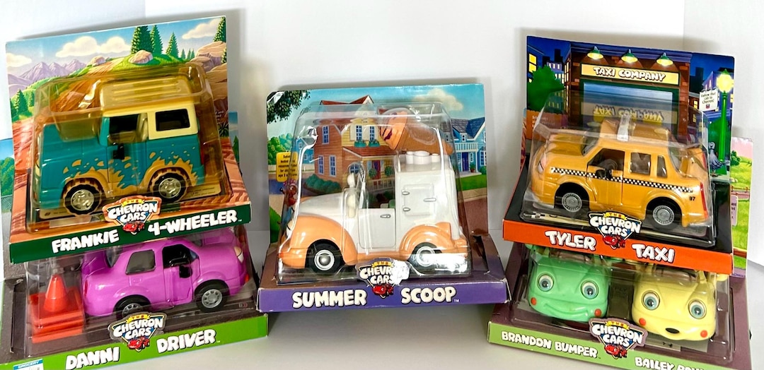Selection of Vintage Chevron Cars ALL NEW UNOPENED - Etsy