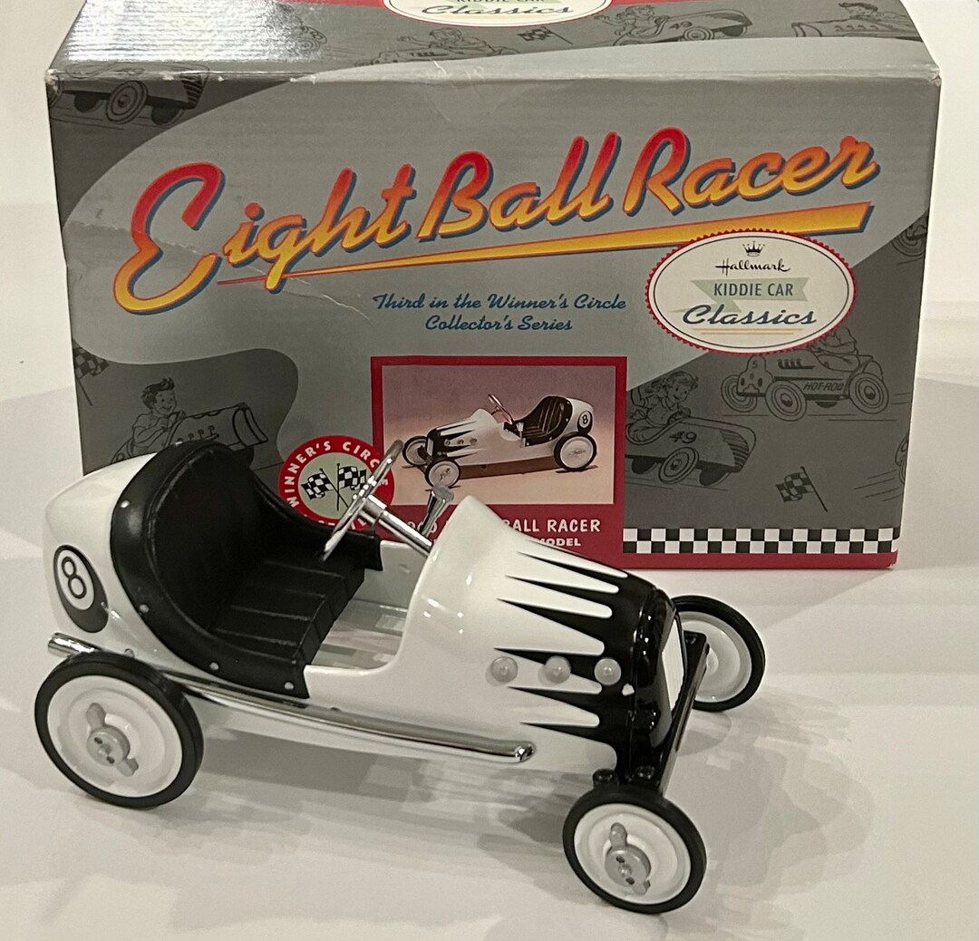 Vintage 1997 Hallmark Die Cast Model of 1960 Eight Ball Racer Kiddie ...