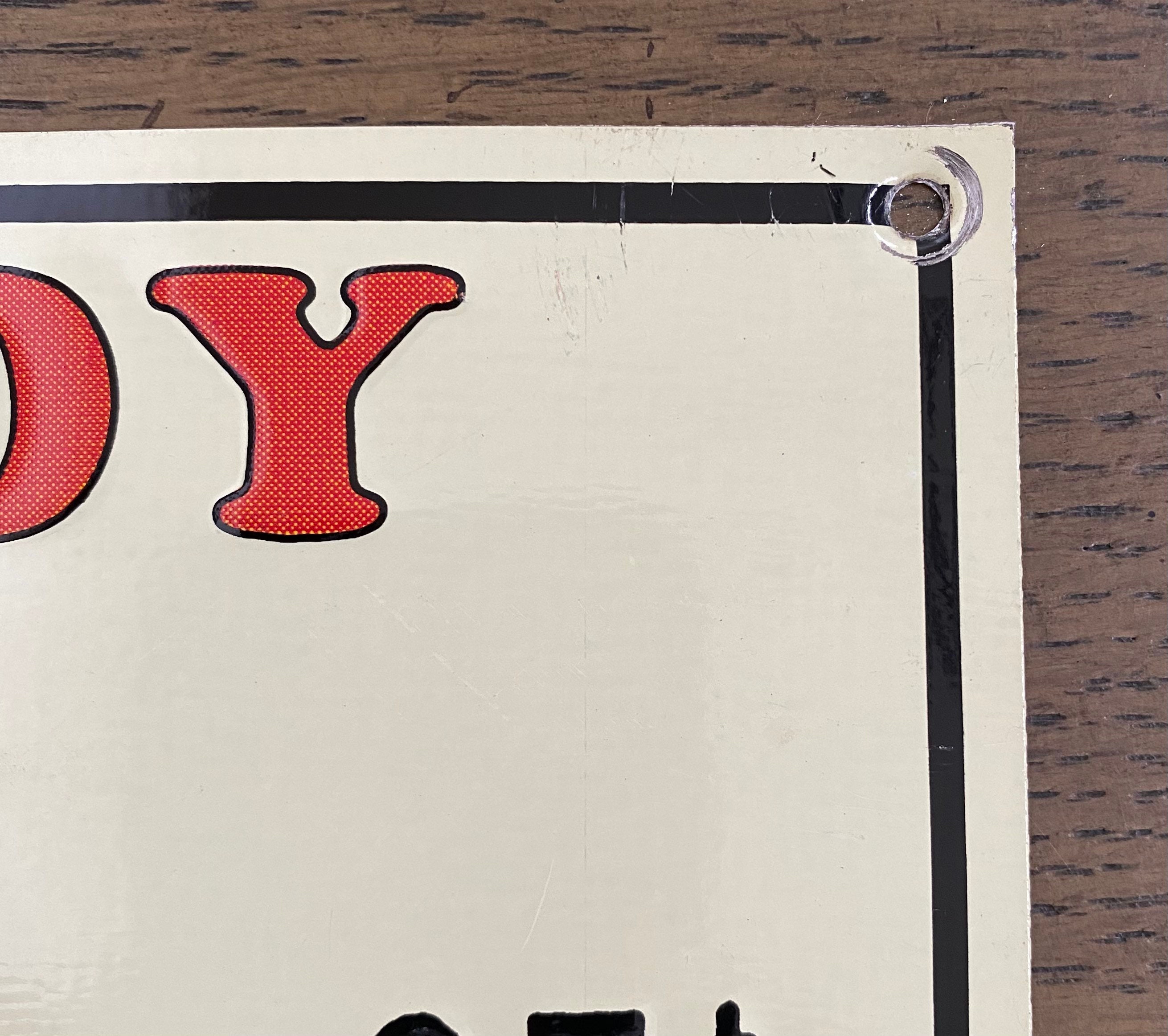Vintage 1991 Amos ‘n’ Andy Fresh Air Taxicab Metal Sign by Desperate ...