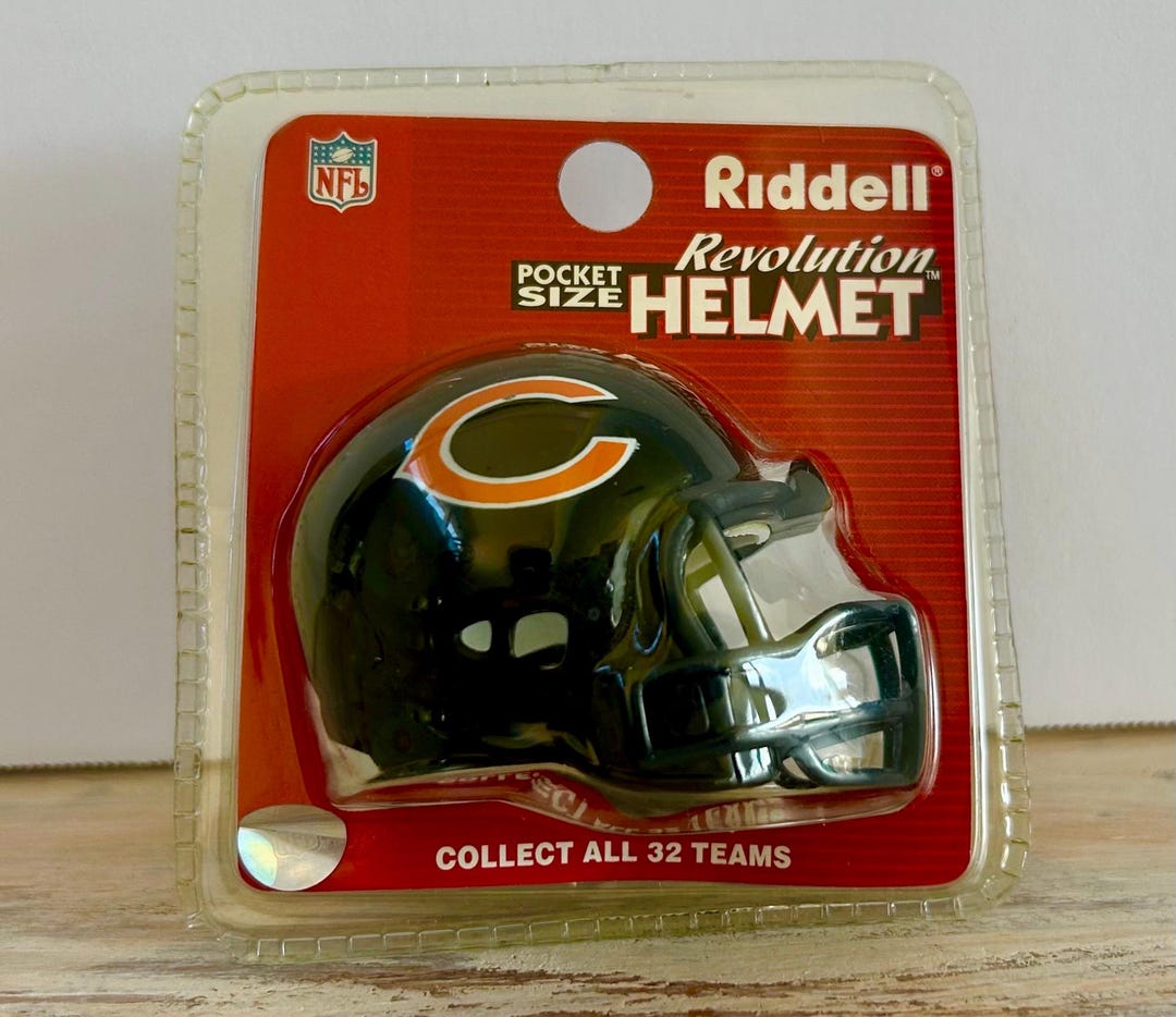 Riddell Pocket Size Revolution Helmet Chicago Bears NFL Football ...