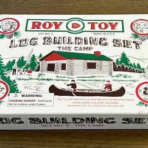 Collectible Roy Toy Log Building Set the Camp (set No 9) - Etsy