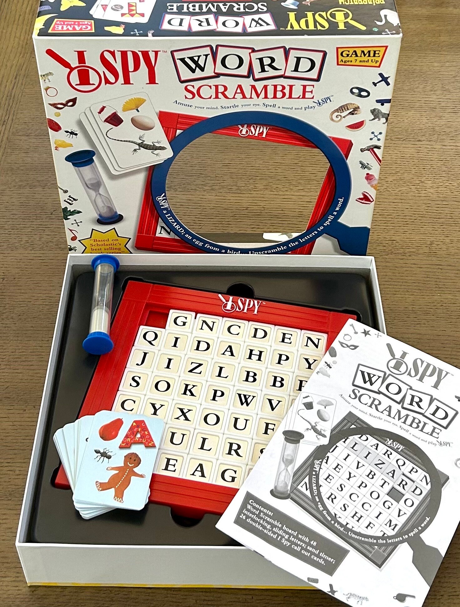2004 I Spy Word Scramble Game Complete by Scholastic - Etsy