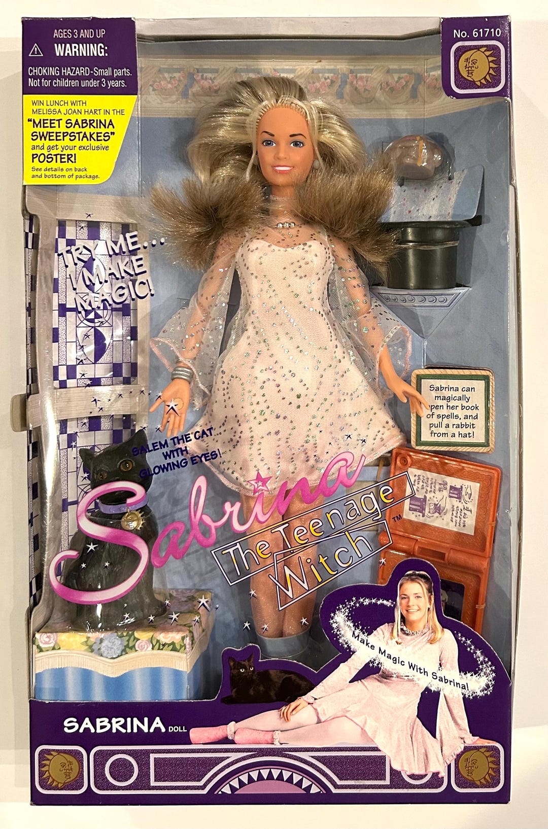 Vintage 1997 Sabrina the Teenage Witch Action Figure by Hasbro, NIP - Etsy