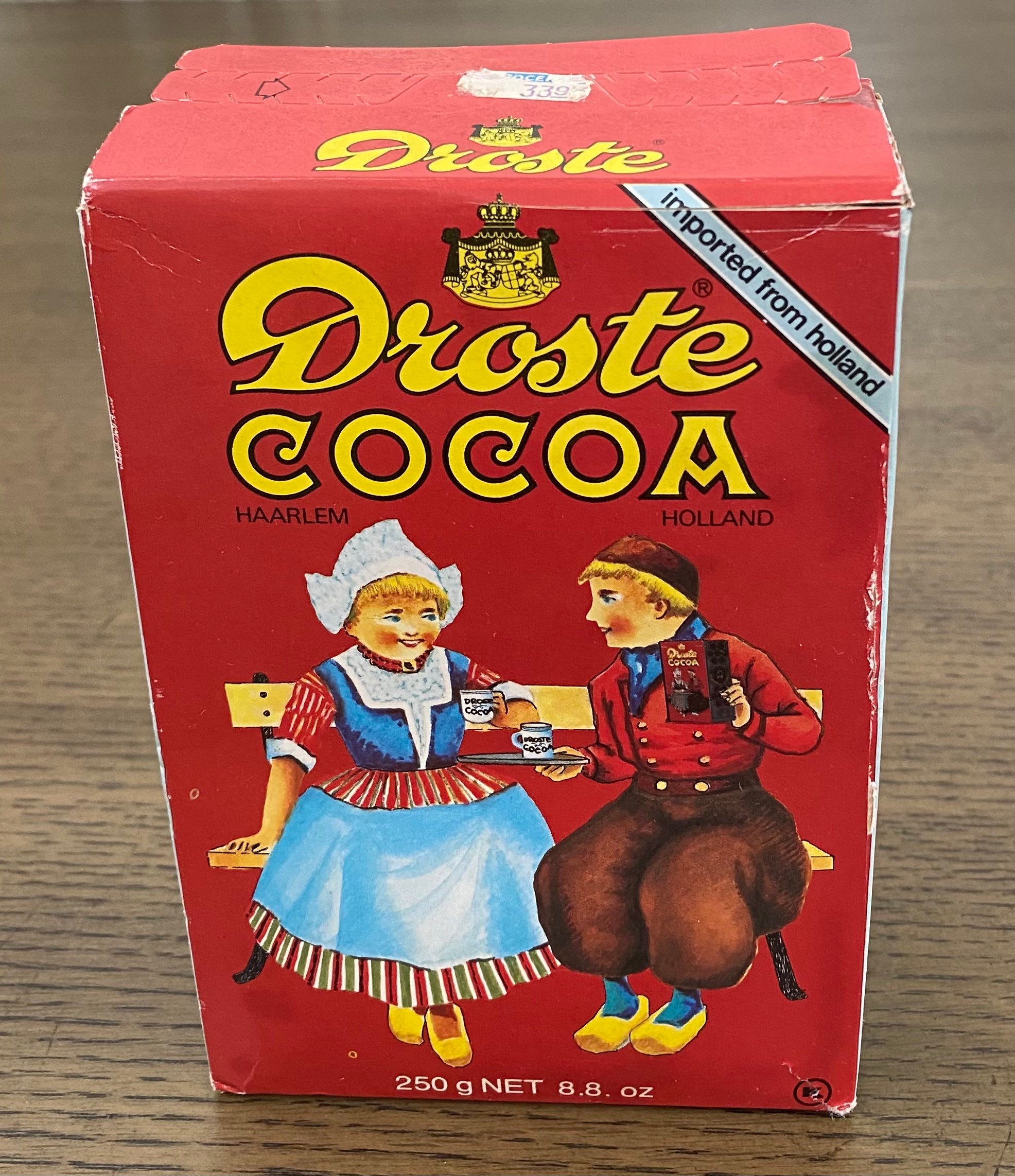 Vintage Droste Cocoa Haarlem-holland 8.8 Oz. Collectible Box - Etsy