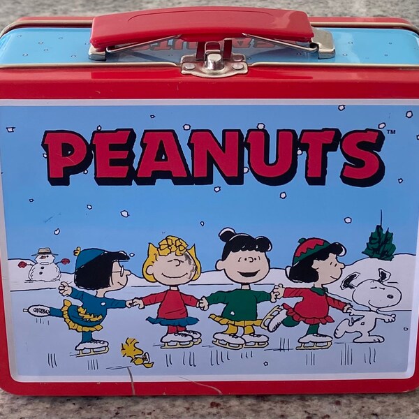 Vintage Snoopy Tin - Etsy