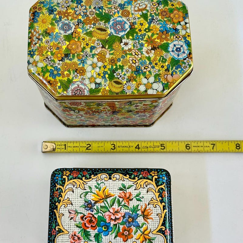 Floral Tins - Etsy