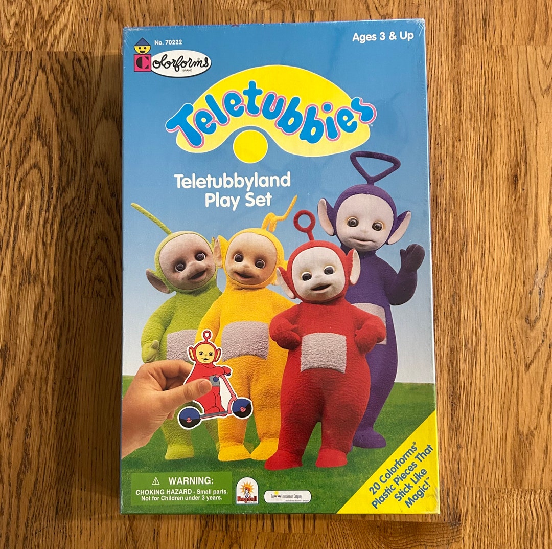 Vintage 1998 Colorforms Teletubbies Teletubbies Land Play Set No 70222 ...