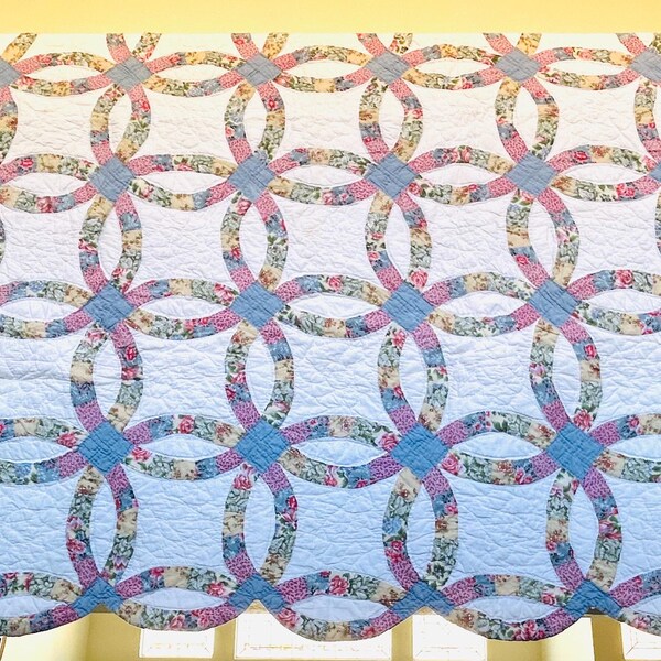 Wedding Ring Quilt - Etsy