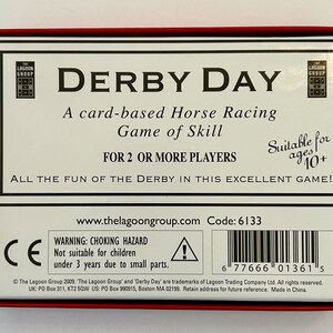 Derby Day Horse Race Card Game by the Lagoon Group NEW - Etsy
