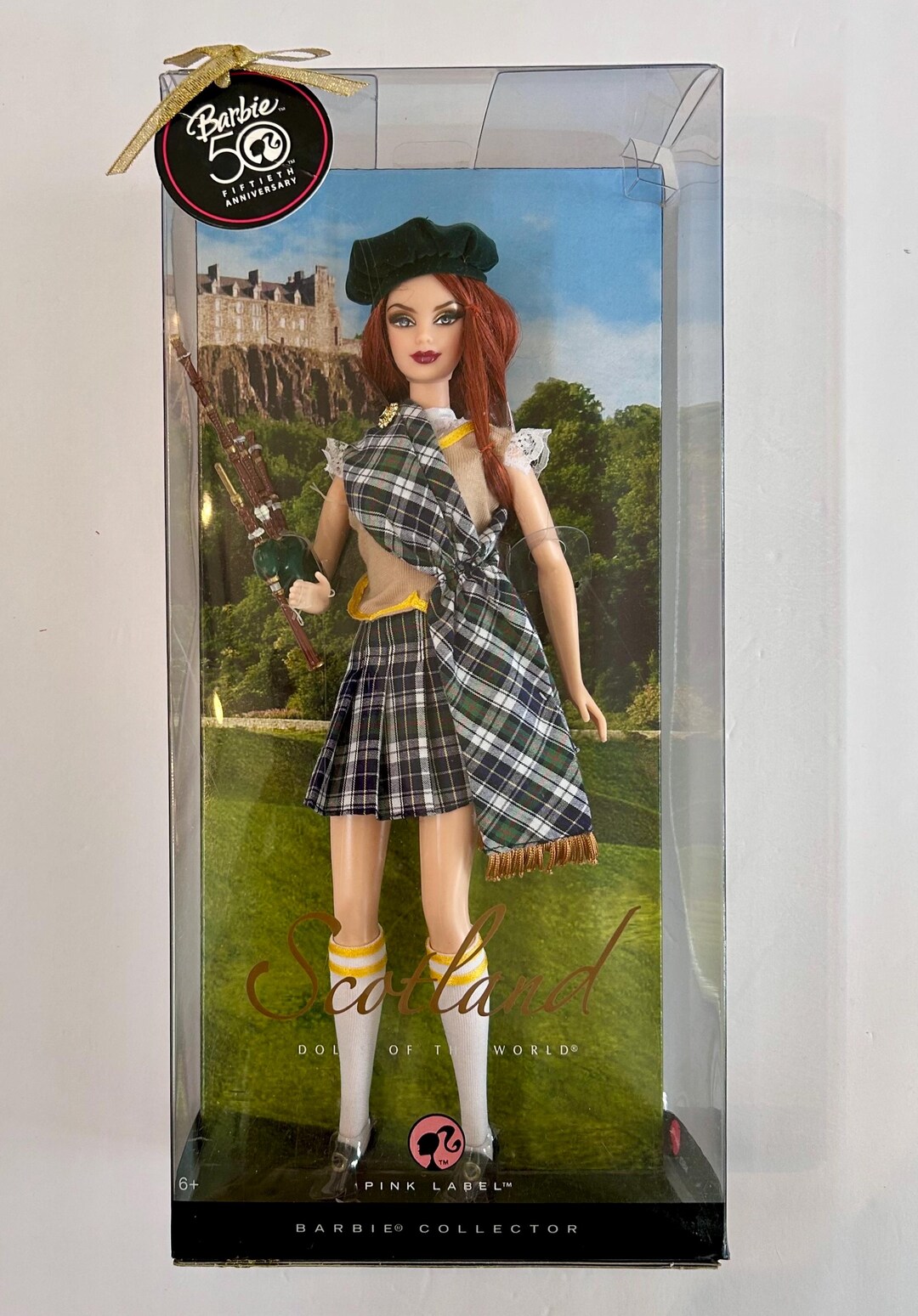 2008 Scotland Barbie - Dolls of the World 50th Anniversary (NIB) - Etsy