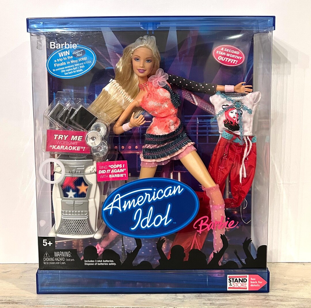 Vintage 2004 Barbie American Idol Karaoke Action Figure by Mattel NEW ...