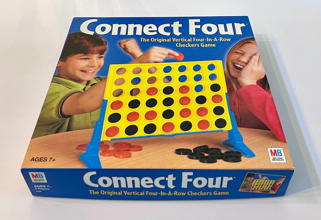 Vintage 2002 Connect Four the Original Verticle Four in A Row Checkers ...