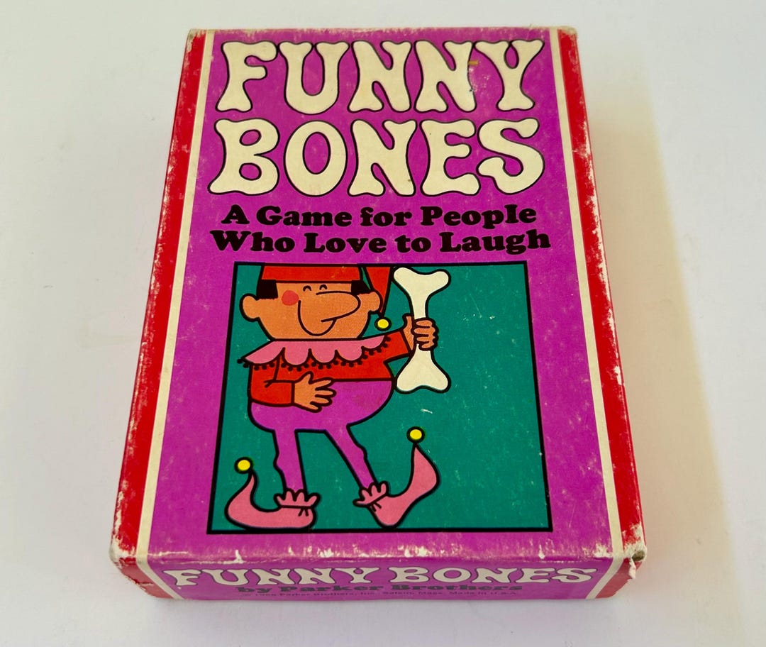 Vintage 1968 Funny Bones Card Game by Parker Brothers No 40 - Etsy