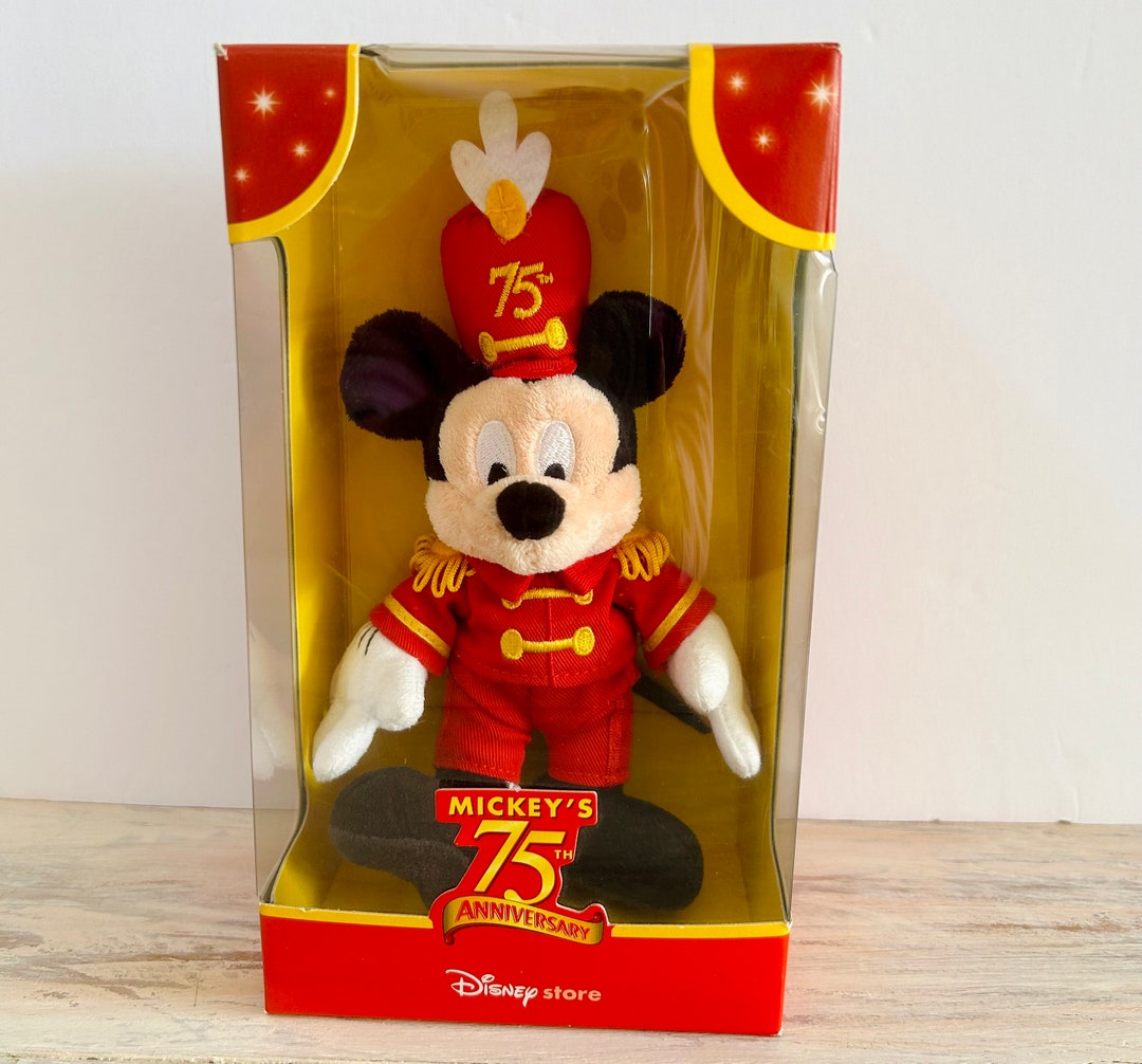 Vintage Bandleader Mickey Plush Toy Celebrating Mickeys 75th ...