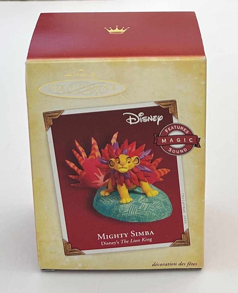 Collectible 2005 Disney’s Lion King Mighty Simba Talking Hallmark ...