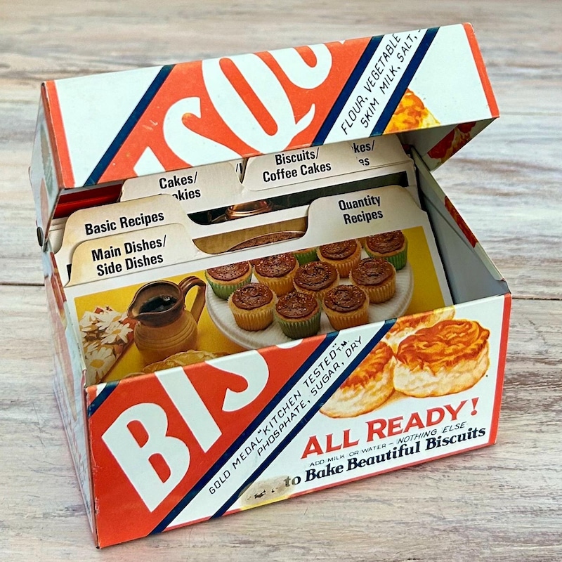 Metal Recipe Box - Etsy